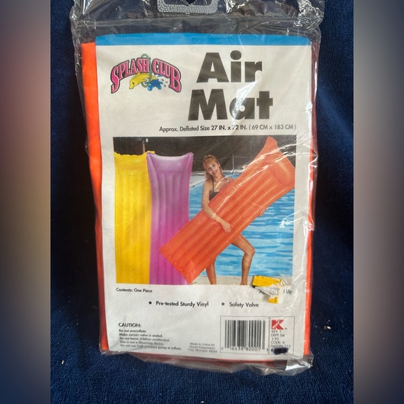 SPLASH CLUB | Accents | Splash Club Inflatable Air Mat 72x27 Pool Float ...